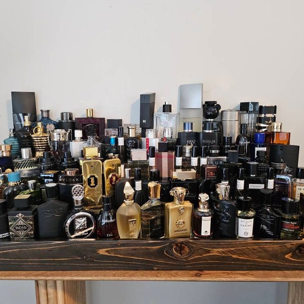 Reclaimed Wood Fragrance Display Shelf | Bathroom Vanity Organization ...