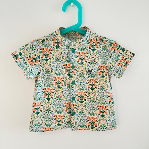 Baby Boy Shirt PDF Sewing Pattern – Instant Download – Long or Short ...