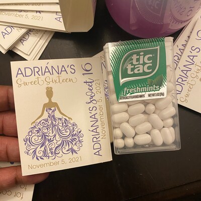 Quinceanera Favor Tags. Sweet 15 Favors. Birthday Party - Etsy