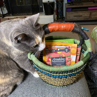 African Rwanda Woven Basket Biko Pink - Etsy