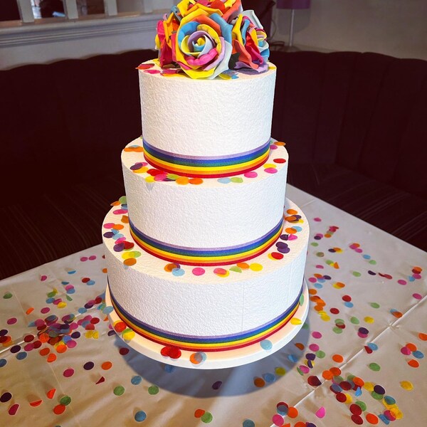 Polystyrene Wonky Shape Dummy Cake for Decoration - Etsy