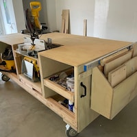 PDF Mobile Project Center Workbench Plans | Dewalt | Kreg | Miter Saw ...