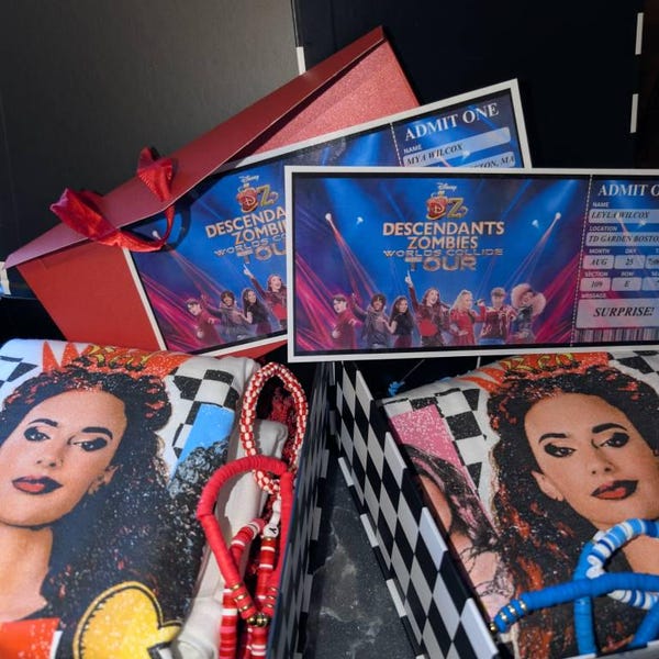 Custom Laminated Concert Ticket Keepsake: Descendants Zombies Tour - Etsy