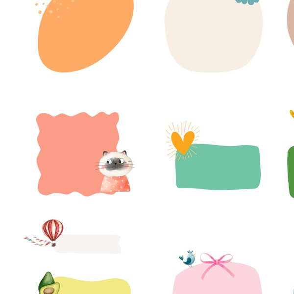 Pastel Digital Paper, Multi-colored, College Ruled, Lined Paper ...