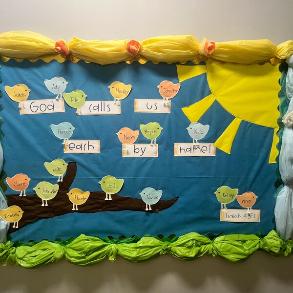 Winter Christian Bulletin Board Set: Snow Many Blessings - Etsy