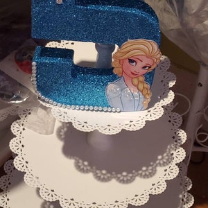 Frozen Elsa Number for Birthday Party - Etsy