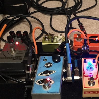 Saturnworks True Bypass Feedback Volume Control Looper Loop Guitar ...