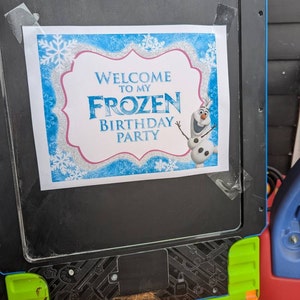 Frozen Favor Bag Toppers INSTANT DOWNLOAD, Disney Frozen Treat Bag ...