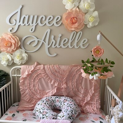 Flower Mobile, Peony and Rose Mobile, Magnolia Mobile, Felt Flower ...