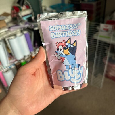 Bluey Pringles Label Party Favor - Etsy