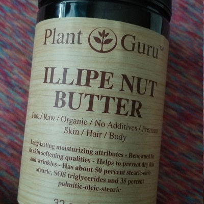 Illipe Nut Body Butter 100% Pure Raw Fresh Natural Cold Pressed. Skin ...