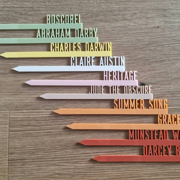 Custom Plant Tags | Custom Names Herb Spice Vegetable Veggie Patch ...