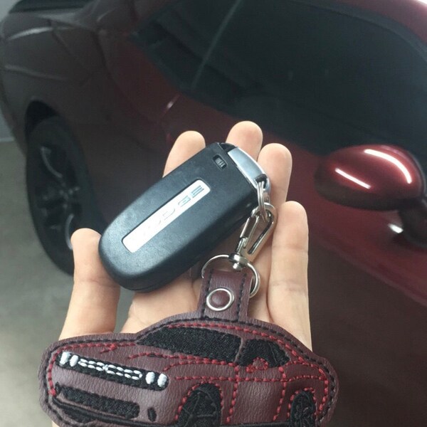 C Sports Car Keychain - Etsy