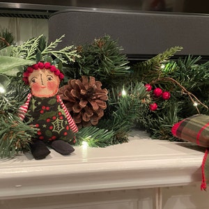 Witch Doll Hildy and Whooey Owl Folk Art Dolls - Etsy