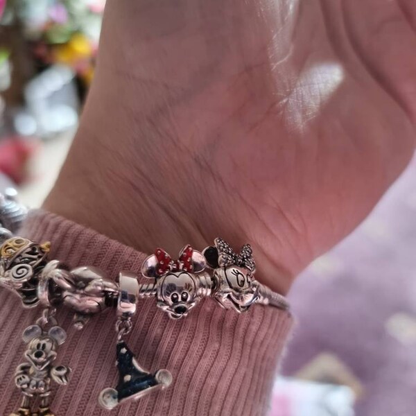 Sterling Silver Simply 'classy' Round Charm Clip / Stopper. Compatible ...