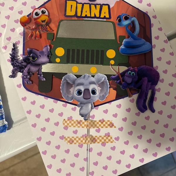 Cuban Birthday Cake Topper, Havana Nights Personalized Cake Topper ...