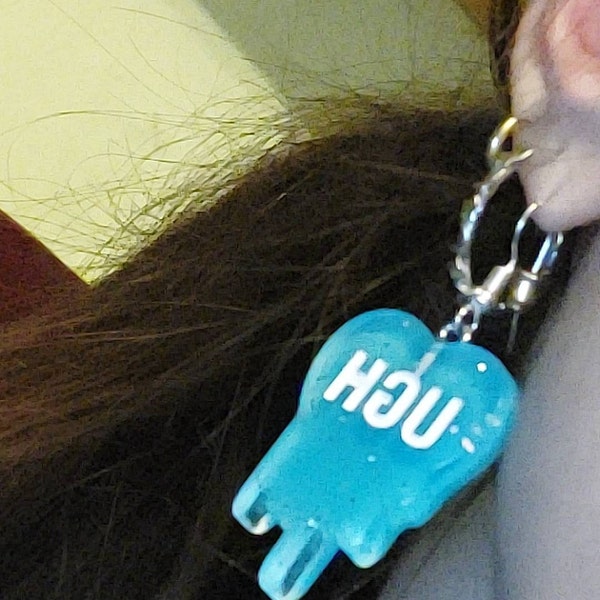 Ugh Earrings. Glitter Quirky Unusual Emo Kawaii Earrings - Etsy