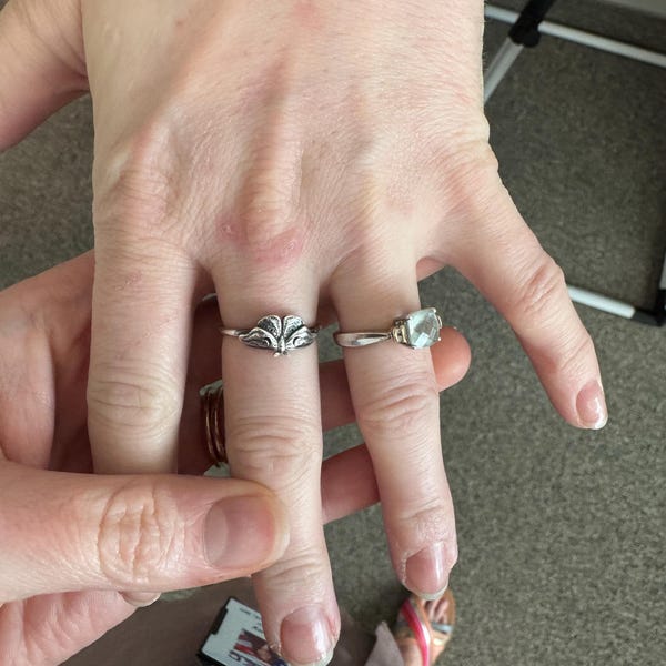 Sterling Silver Moth Ring Celestial Moth Ring Celestial Jewelry Moon ...