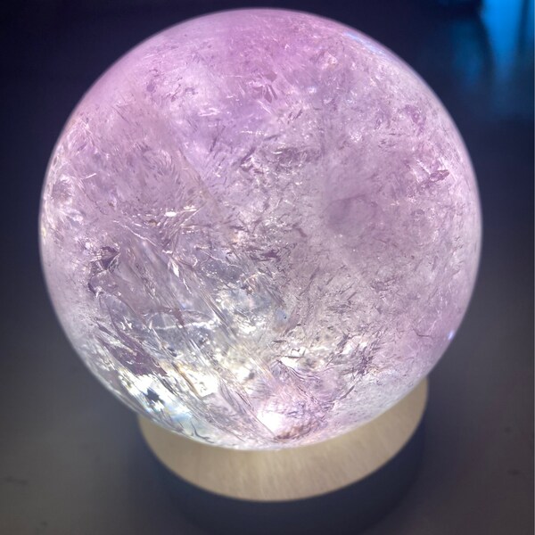 Crystal Light Stand // MADE TO ORDER // Crystal Lamp // Led Light ...