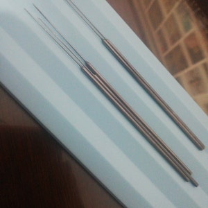 Aari 0.5MM Needle for Beading and French Wire Embroidery With Handles 5 ...