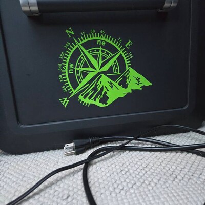 Snowmobile Compass Vinyl Decal Snowmobile Lover Compass Snowmobile ...