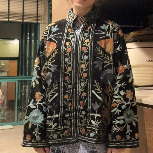 Handmade Patchwork Jackets, Indian Cotton Handmade Winter Jacket Coat ...