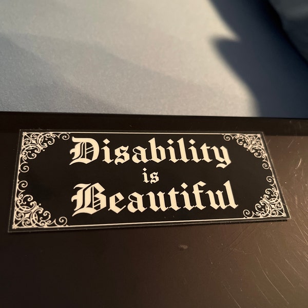 Floral Mobility Aid Clear Stickers Olive - Etsy