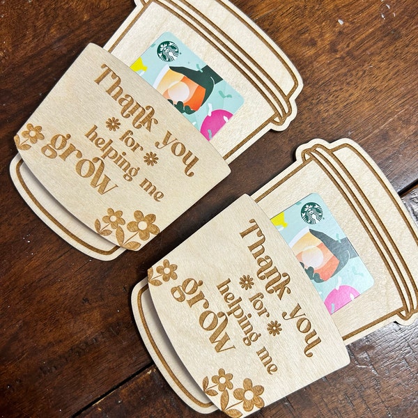 Teacher Gifts | Gifts for A Teachers | Teacher Gift Card Holder ...