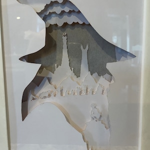 Skyrim-paper Cut Light Box LIMITED - Etsy