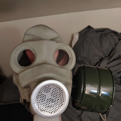 M10M 'bulldog' Gas Mask Full Kit / Chemical Warfare Respirator / NBC ...
