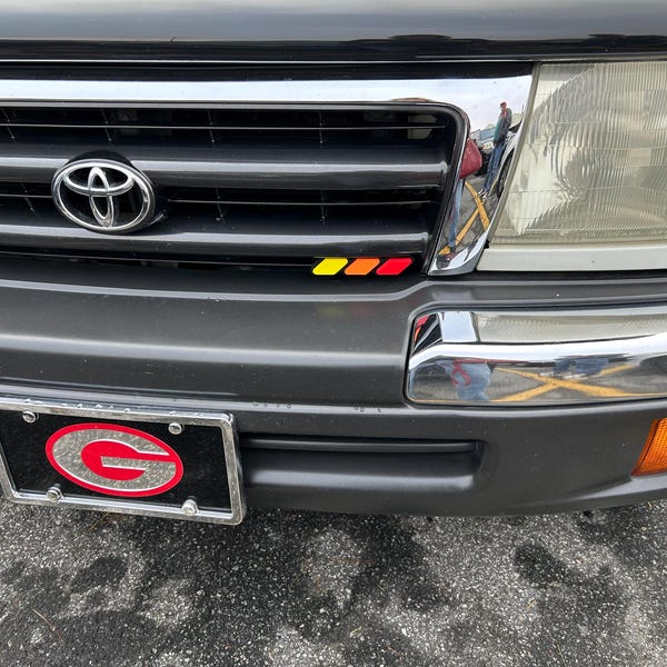 Toyota Tri-color Grille Badge Emblem. (LIFETIME WARRANTY) Tacoma ...