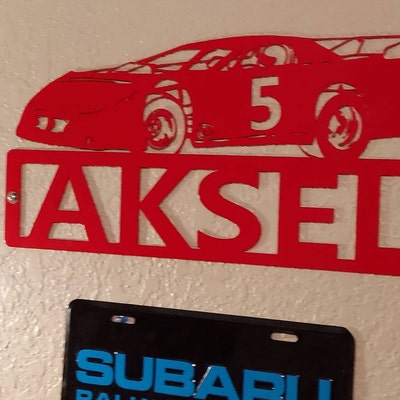 Race Car Custom Name Metal Sign, Race Car Sign, Dirt Track Racing Sign ...