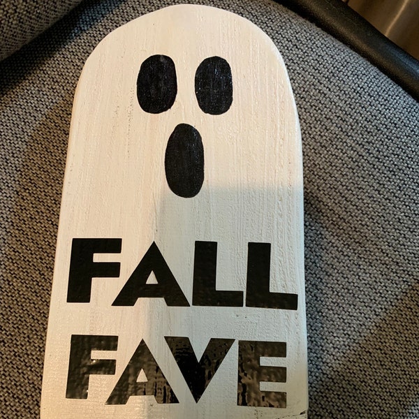 Halloween Ghost | Wood Ghost | Rustic Wood Ghosts | Ghost Walkway Sign ...
