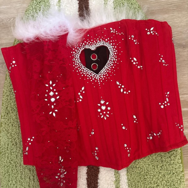 Heart Cutout Corset Christmas Custom Size - Etsy
