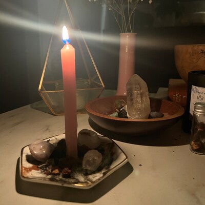 Bottled Black Sand Altar Witchy Decor Ritual Tools Meditation Sacred ...