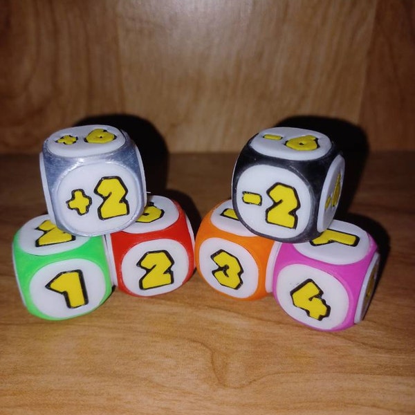 Dnd Dice Set Mario Themed Polyhedral Dice for RPG D4 D6 D8 D10 D% D12 ...