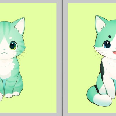 Customizable Vtuber Anime Cats Live2d Avatar - Etsy
