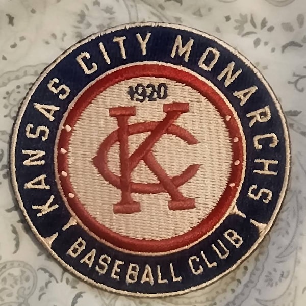 Kansas City Monarchs Patch – 1920 Negro League Baseball, 3" Embroidered ...