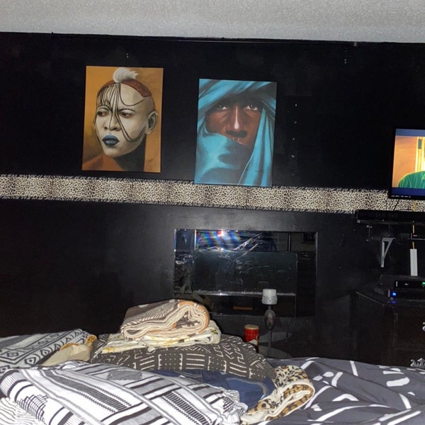 Ashanti Mask by Laurie Cooper ,canvas Art,black Art,african American ...