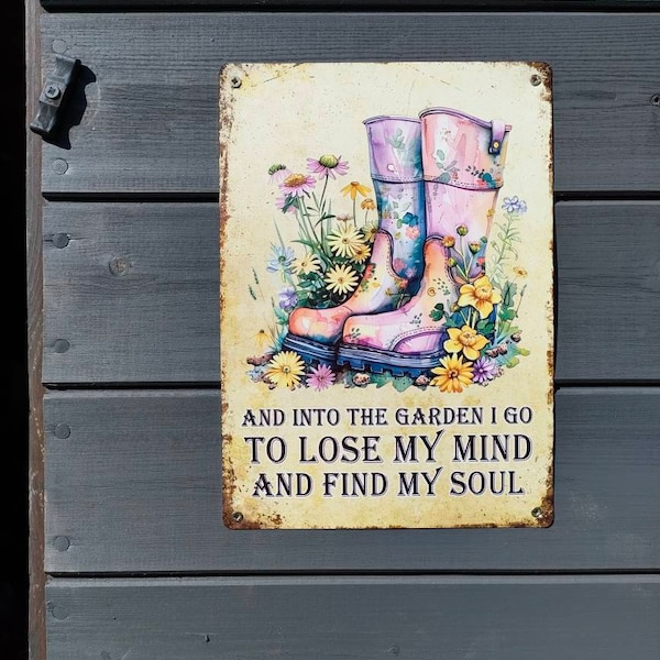 Do What Makes You Happy Metal Tin Sign, Inspirational Quote Wall Plaque ...