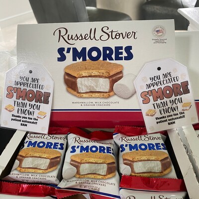 EDITABLE S'more Appreciation Gift Tag, Teacher Staff Employee School ...