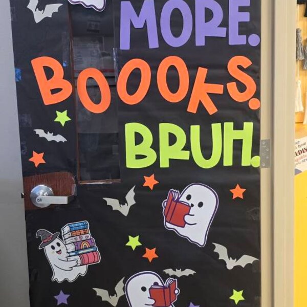 OH DEER CHRISTMAS Precut School Door Classroom Decoration Kit, Winter ...