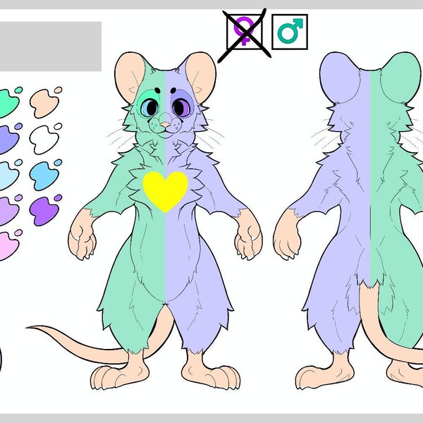 Hedgehog Reference Sheet Base - Etsy