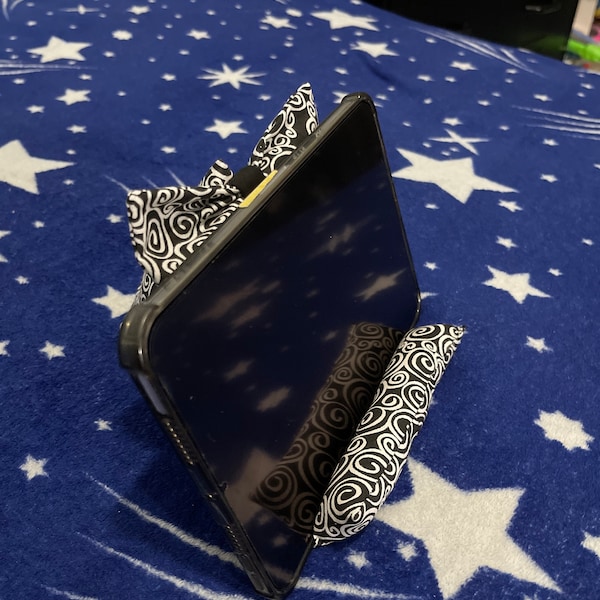Fabric Cell Phone Pillow Stand, Tablet Holder With or Without Bow - Etsy