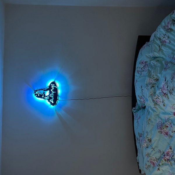Iron Man 3D Wooden Led Logo Sign for Home or Wall Decor - Etsy