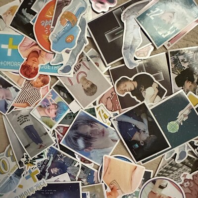 TXT STICKERS, 93 Assorted TXT Waterproof Stickers, Tomorrow X Together ...