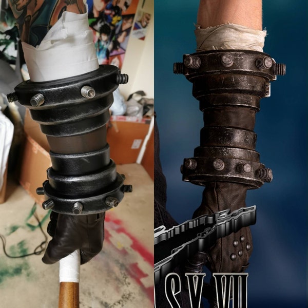 Cloud Strife Cosplay Gauntlet Pattern // FF7R // Cosplay Template ...