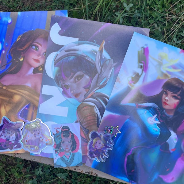 Juno Space Ranger Overwatch Print | Juno Art Print | Juno Overwatch 2 ...