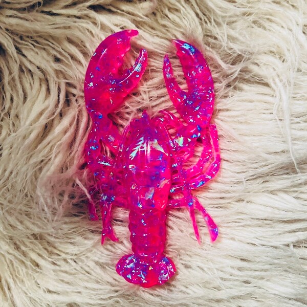 Clear Iridescent Resin Frog Figurine/cottagecore Toad Statue/frog Lover ...