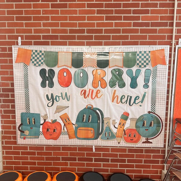 Back to School Bulletin Board Kit Editable Motivational Bulletin Board ...